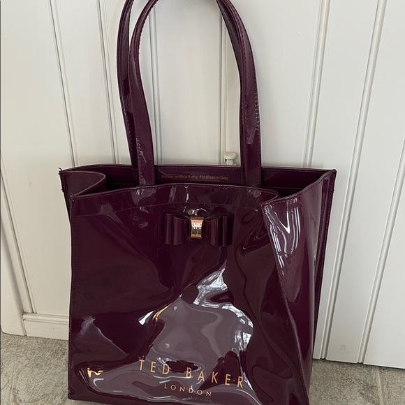 Ted Baker | Bags | Ted Baker Purple Tote Bag | Poshmark